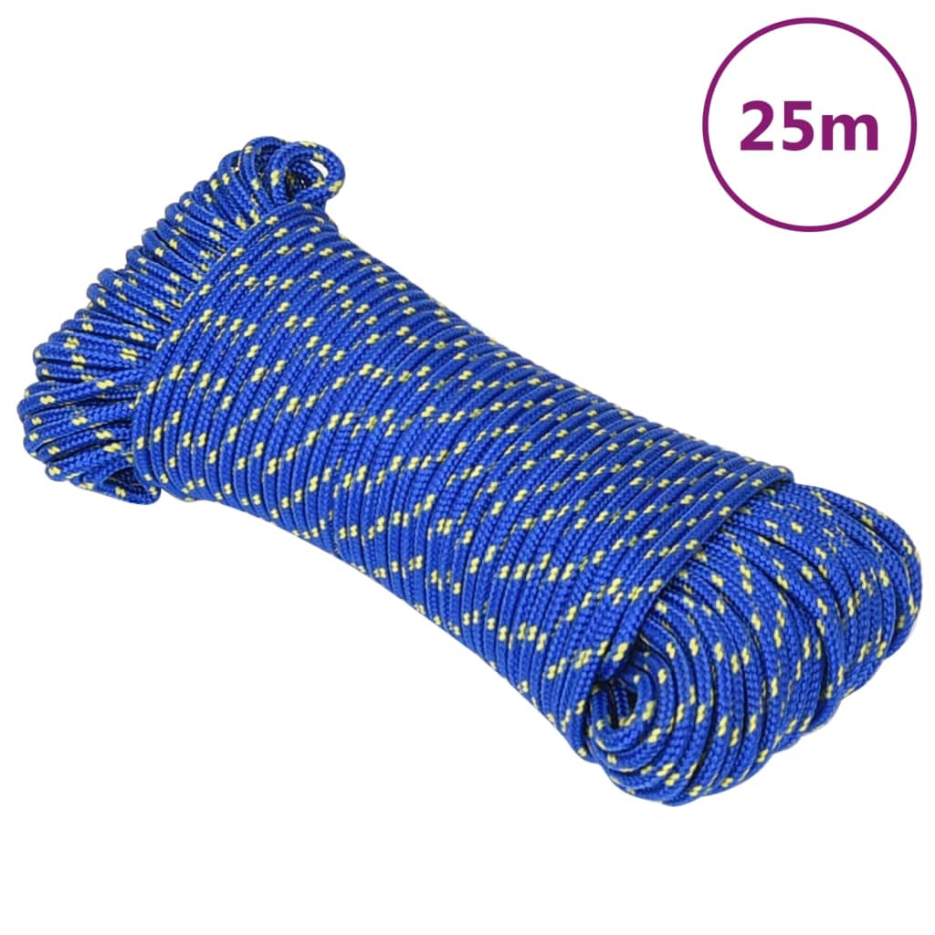 Corde，Cordage de bateau Bleu 3 mm 25 m Polypropylène CFW29254 | Leroy ...