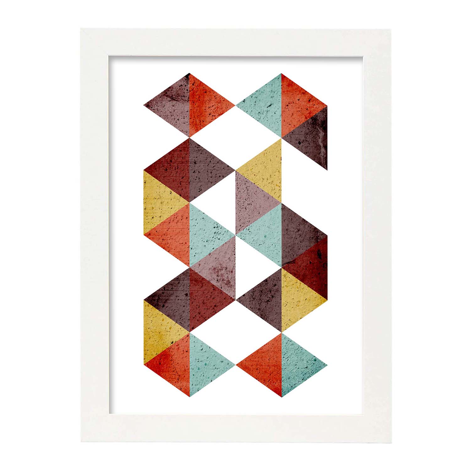 Dessin De Géométrie Colorée. La Lame Géométrique Otone 5, Illustrée De ...
