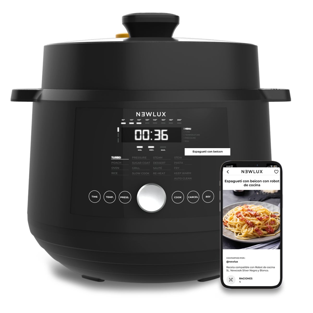 NEWLUX-Olla Eléctrica 6L SmartChef V600 | Leroy Merlin