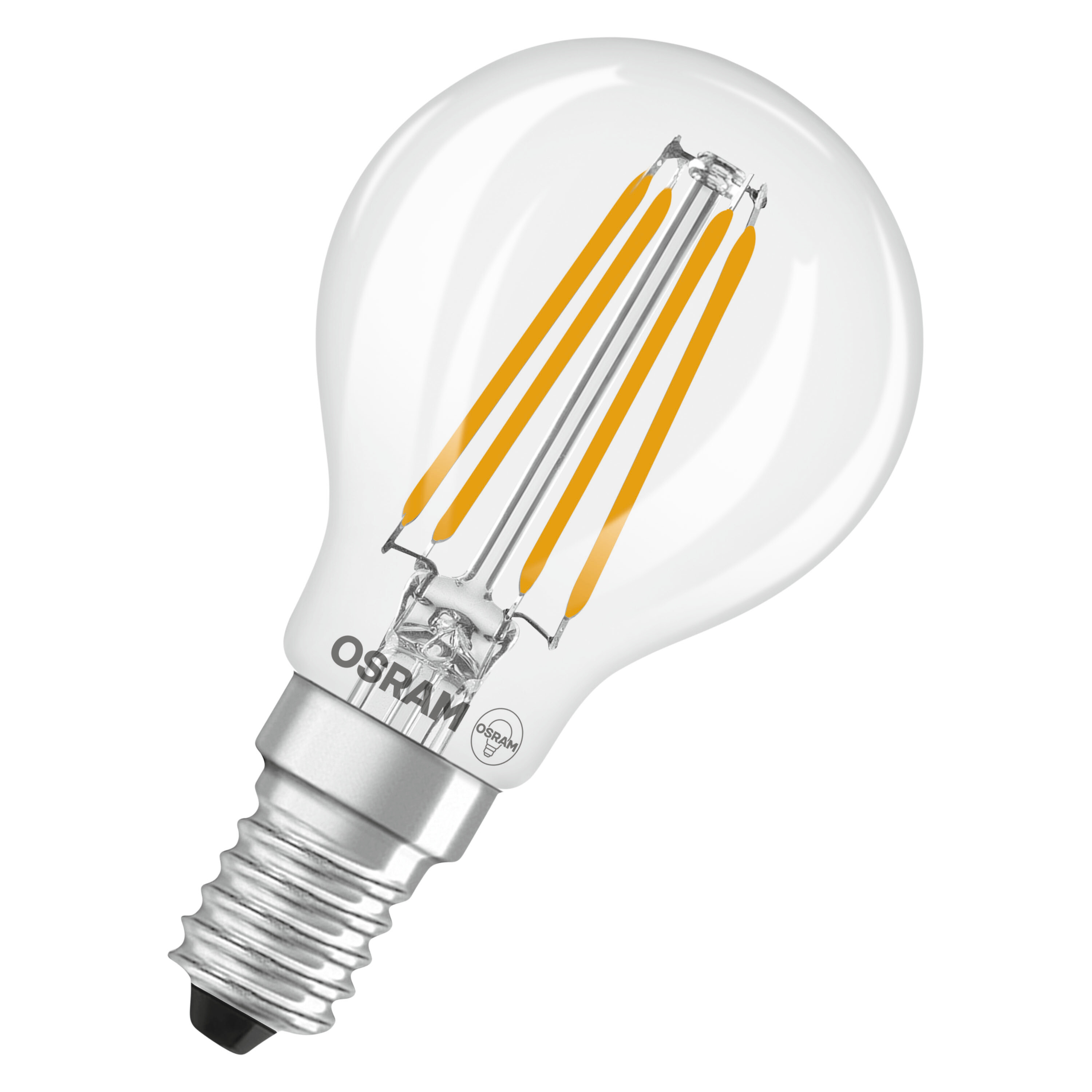 Lampe LED OSRAM Star Globe P40 Filament, 6 500 K blanc froid lumière du jour, 3,4 W, E14 ...