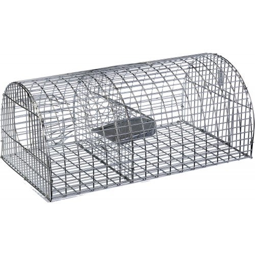 Nasse à rat multiprise forme tunnel grillage galvanisé 40 x 23 x 18 cm ...