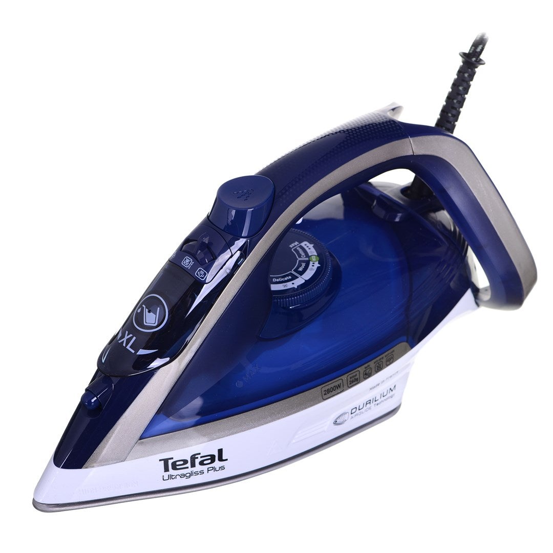 Tefal Ultimate Pure FV6812E0 plancha Plancha de vapor 2800 W Azul ...
