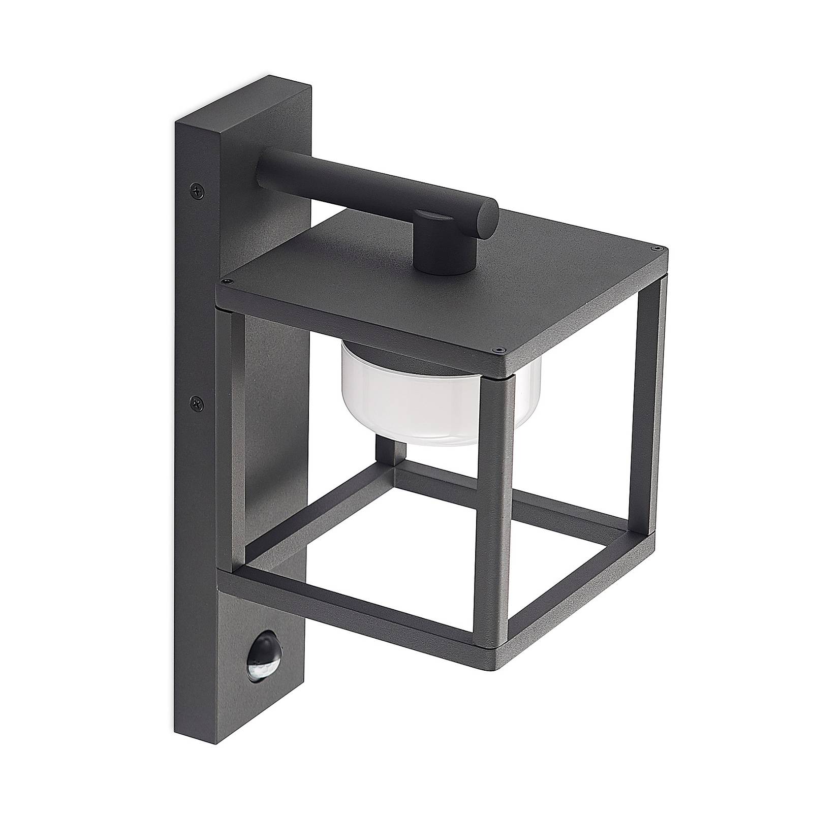 Lucande Timio applique extérieur downlight capteur, Applique pour mur ...