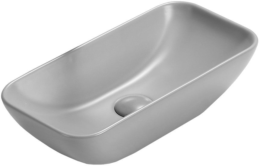 Mexen Klara lavabo de comptoir 46 x 23 cm, Gris clair mat - 21564661 ...