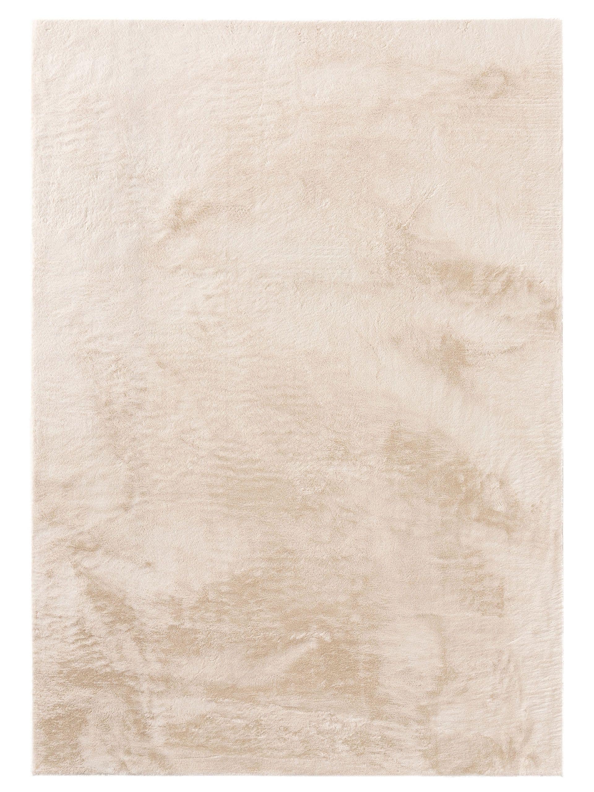 BENUTA - Tapis en fausse fourrure beige 200x290 cm | Leroy Merlin