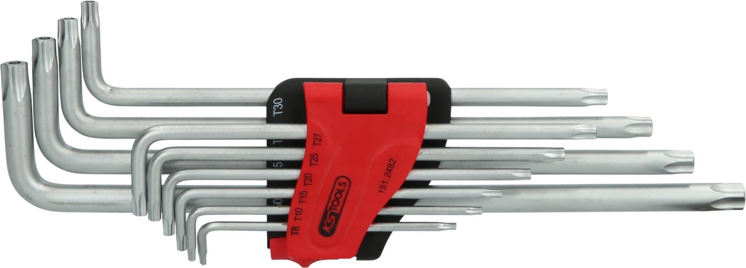 KS TOOLS Jeu de clés mâles, 5 pans, percées, 10pcs | Leroy Merlin