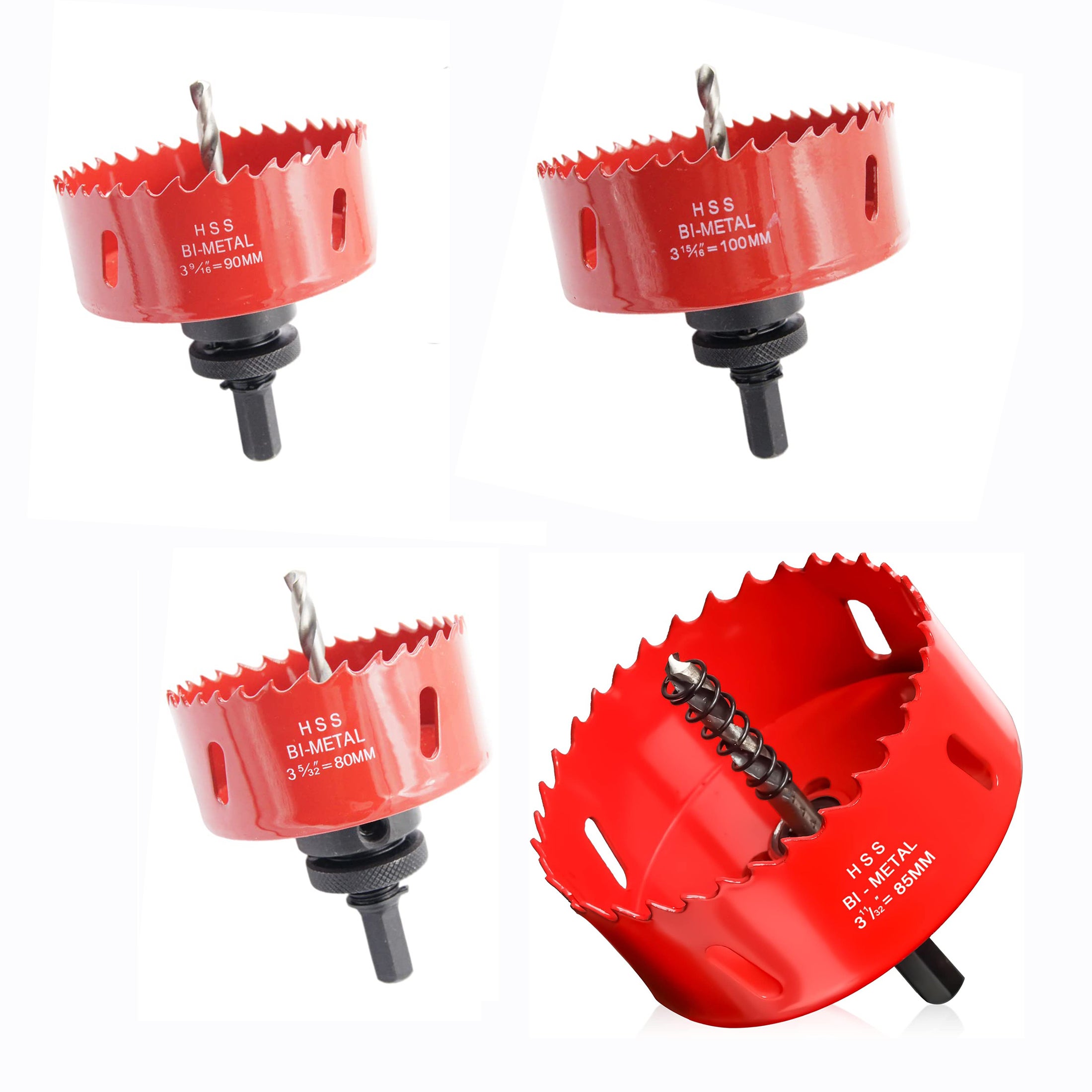 En acier haute vitesse Scie-cloche bi-métal HSS avec tige pour bois et ...