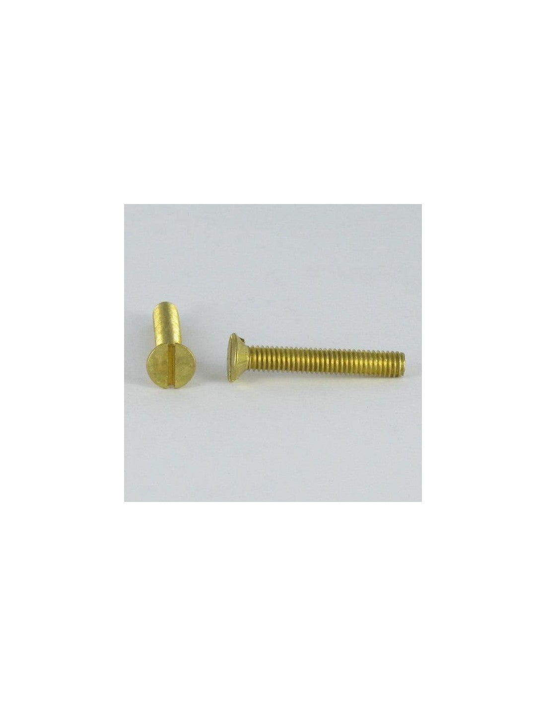 Vis métaux Laiton Tête fraisée TF Fendue M4X6-200 pièces | Leroy Merlin