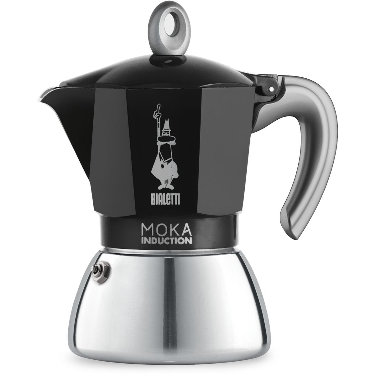 Cafetière italienne BIALETTI Moka induction 6 tasses black | Leroy Merlin