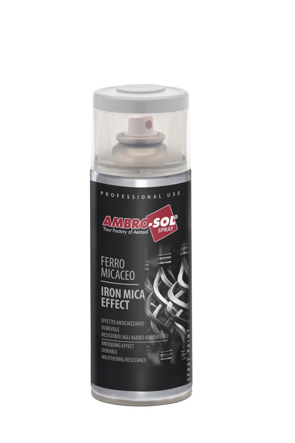 Peinture effet acier fer forgé gris 400 ml | Bricoman