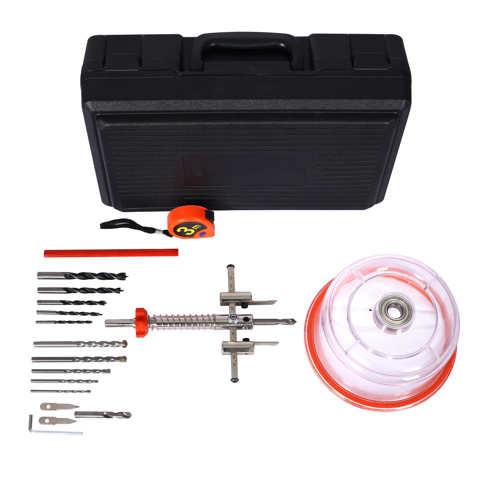 Wiltec Cutter circulaire Coupe-cercle - 390 x 250 x 140 mm / Ø 40-120 ...