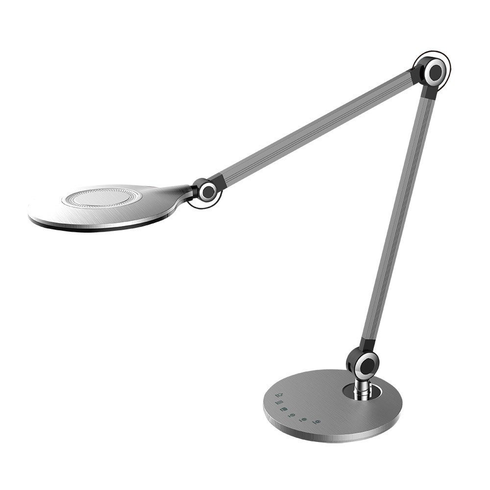 Miro Silver Flexo 9W 630lm Mémoire Articulée 20,1x20,1cm | Leroy Merlin