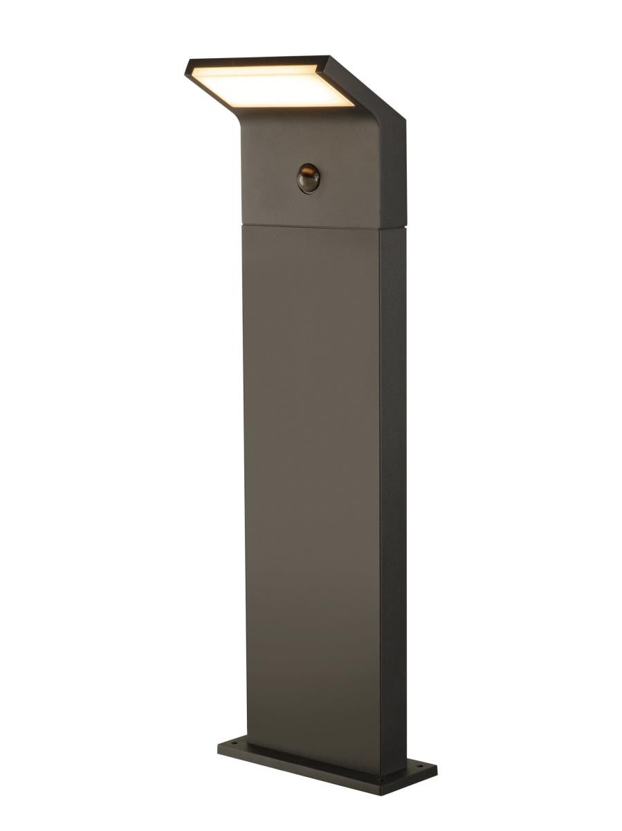 Borne ORDI II 70 SENSOR carré 2200/3000 K IP65 noir bord de mer - SLV ...