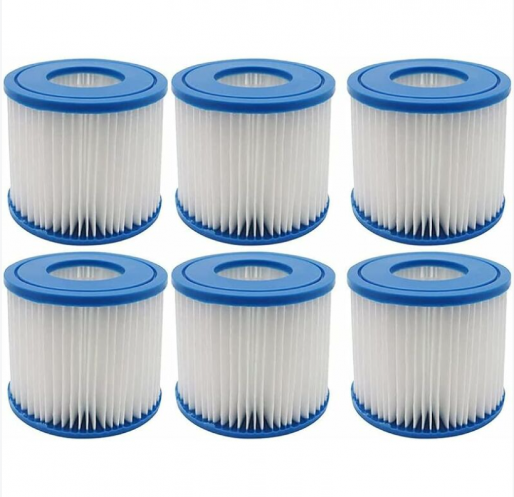 Lot de 6 filtres pour spa de piscine - Accessoires de piscine - Papier ...