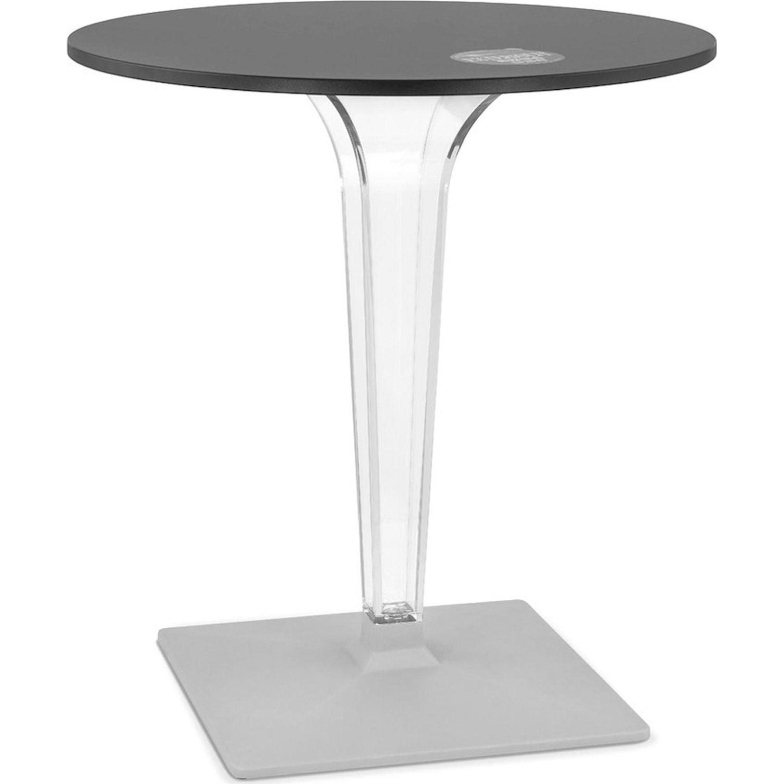 Table ronde élégante pour terrasse intérieur/extérieur 68cm | Leroy Merlin