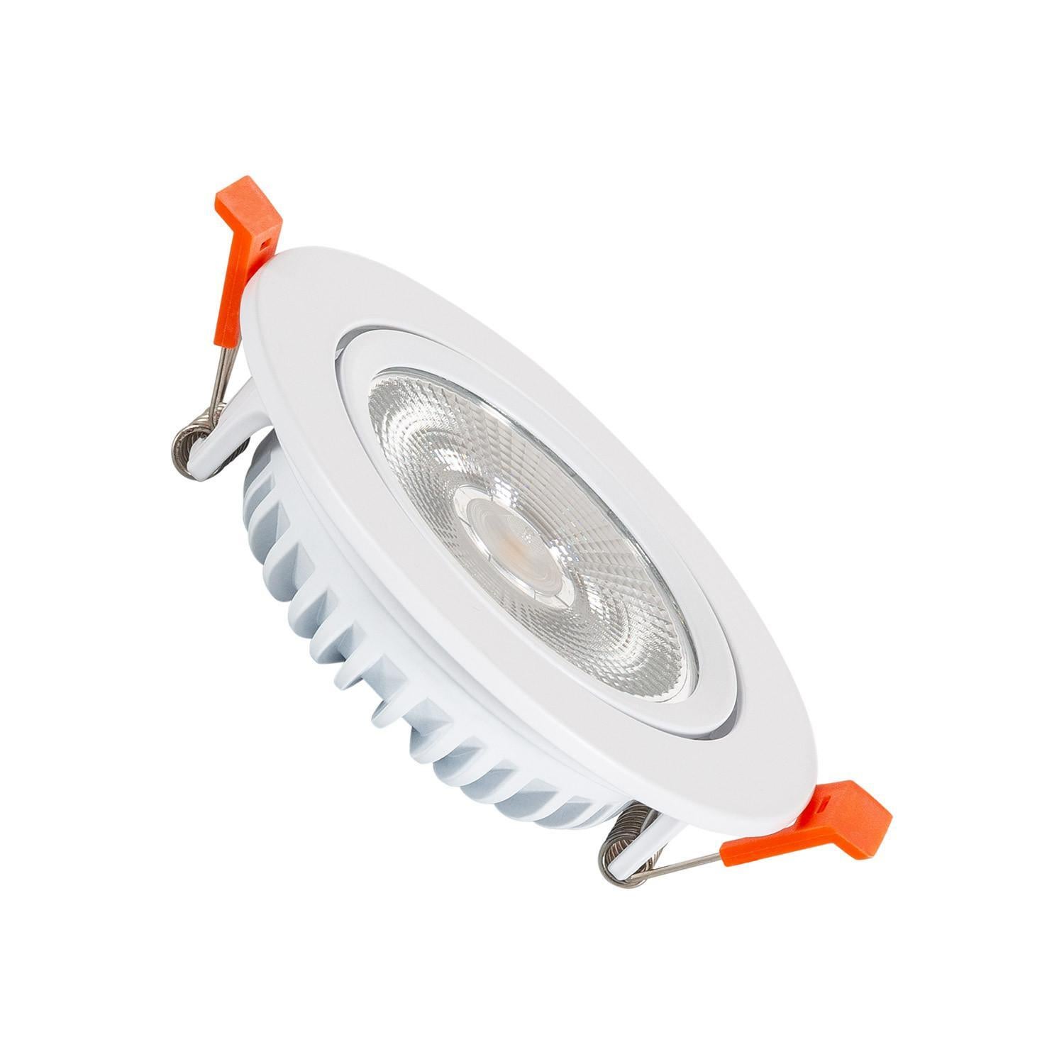 Ledkia Foco Downlight LED 10W Circular COB CRI90 Slim Corte Ø 90 mm No ...