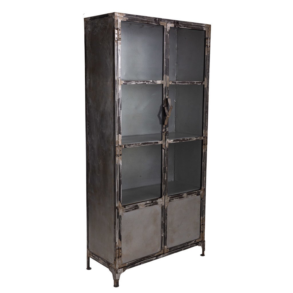 Vitrine en métal noire 90x40x190h | Leroy Merlin