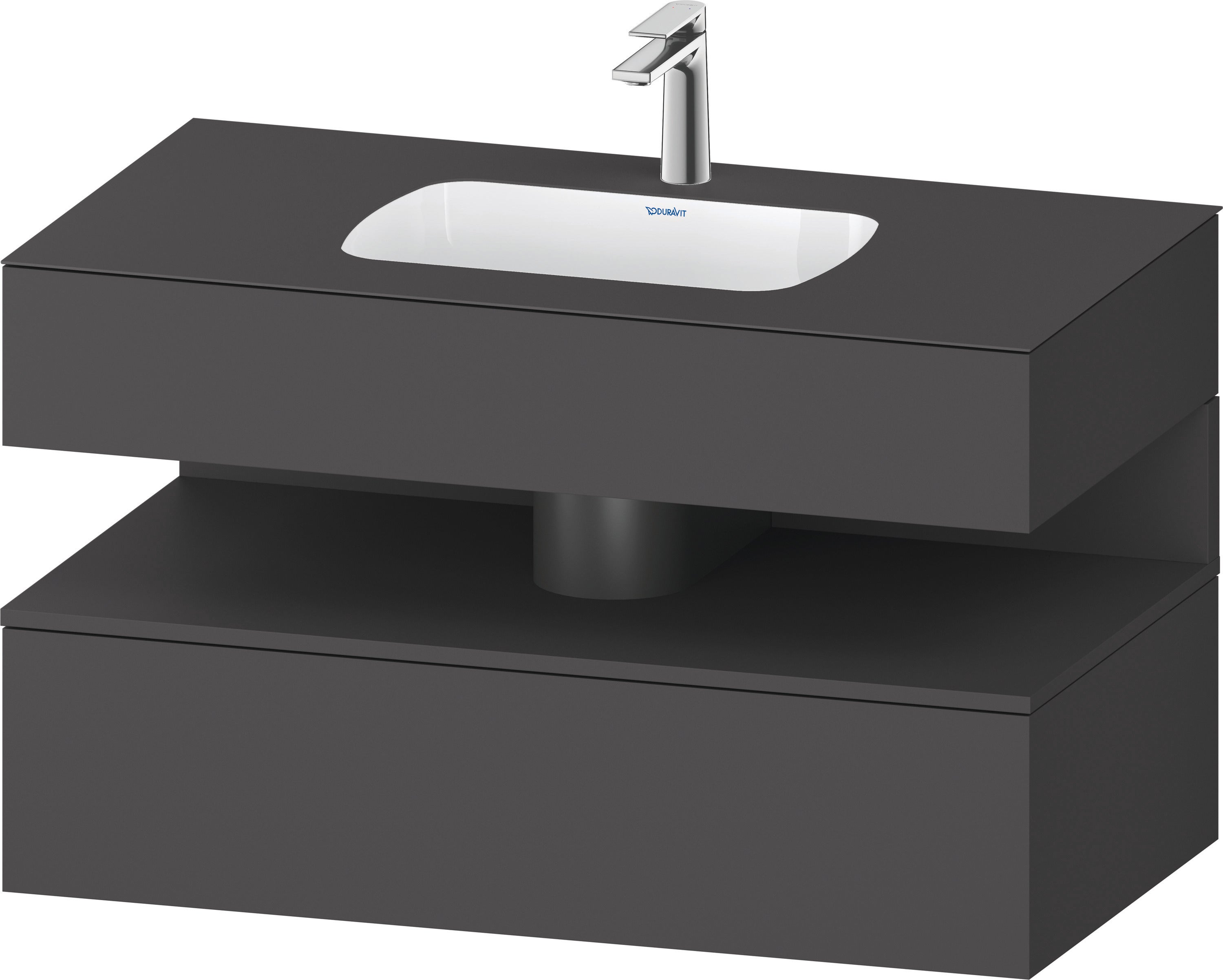 Duravit Collection One lavabo à encastrer avec meuble sous-vasque en ...