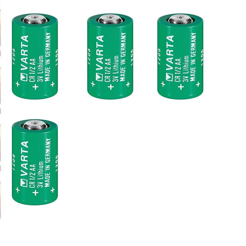 4 piles Varta 46708 CR1/2AA / 1/2 AA (Mignon) (6127) - Pile lithium ...