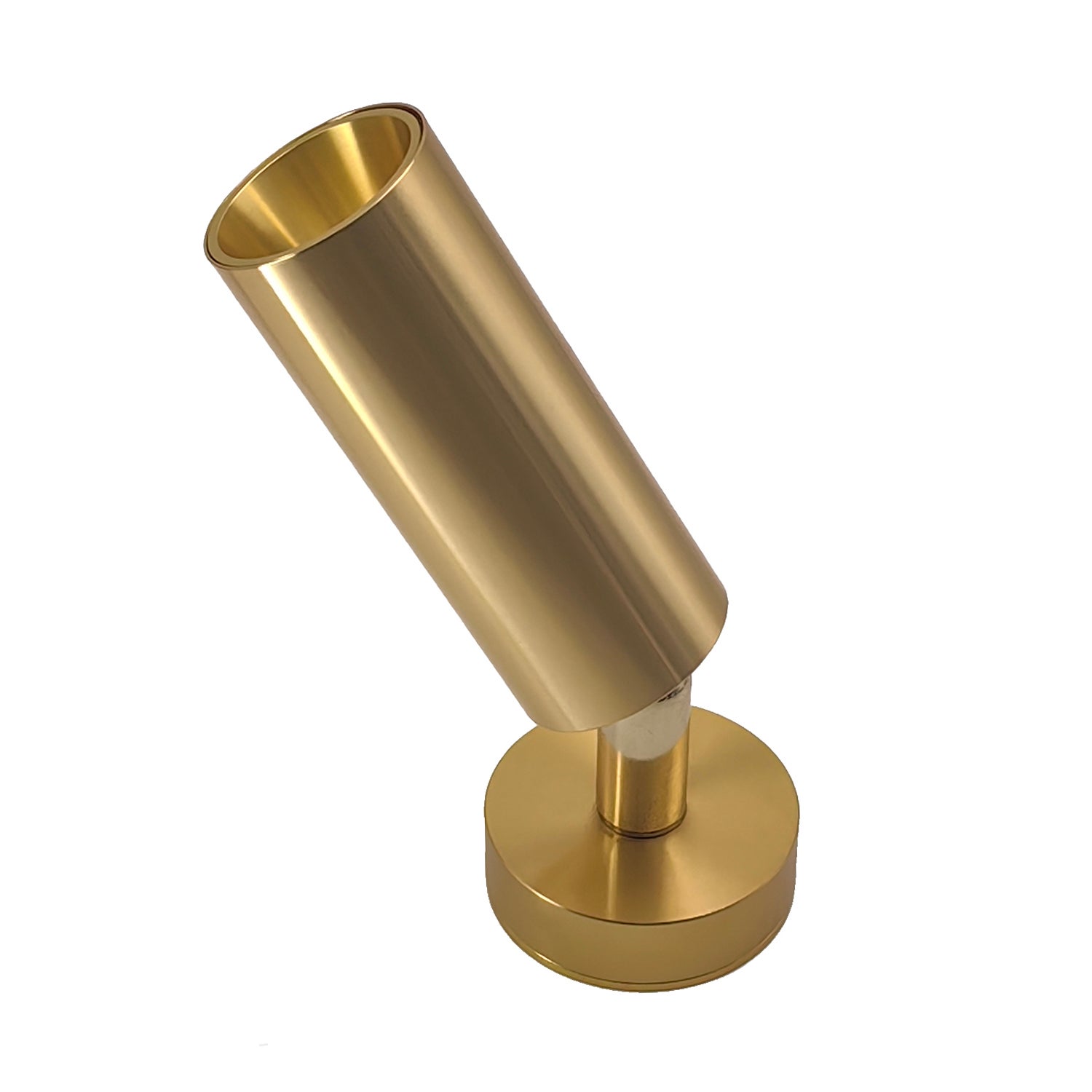 Foco LED de pared/techo, mini foco giratorio orientable de latón, 7W ...