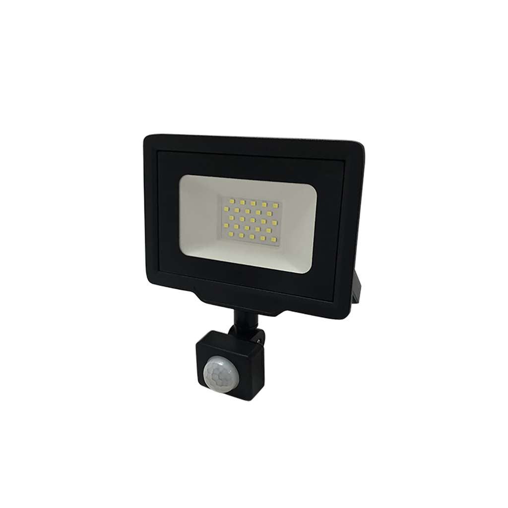 Luz LED negra 20W (100W) al Detector IP65 1600lm - Día blanco 6000K ...