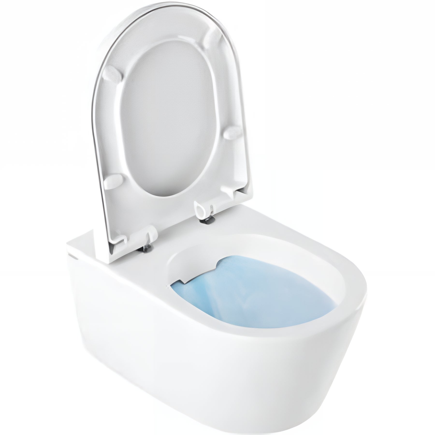 Pack WC suspendu céramique traditionnelle SANINDUSA rimflush UrbY 52 ...