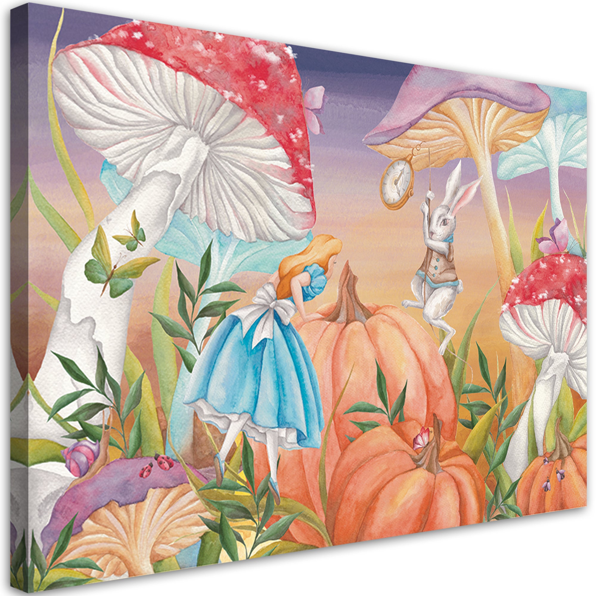 Tableau déco Petite Alice au pays des miracles 100x70 | Leroy Merlin