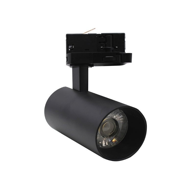 Spot LED sur Rail Triphasé CCT 20W 60° Noir - 3000K/4000K/6500K ...