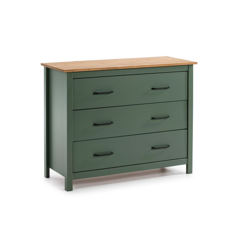 Cómoda Eira Green Moss - Oak 100 x 80 x 40 cm | Leroy Merlin