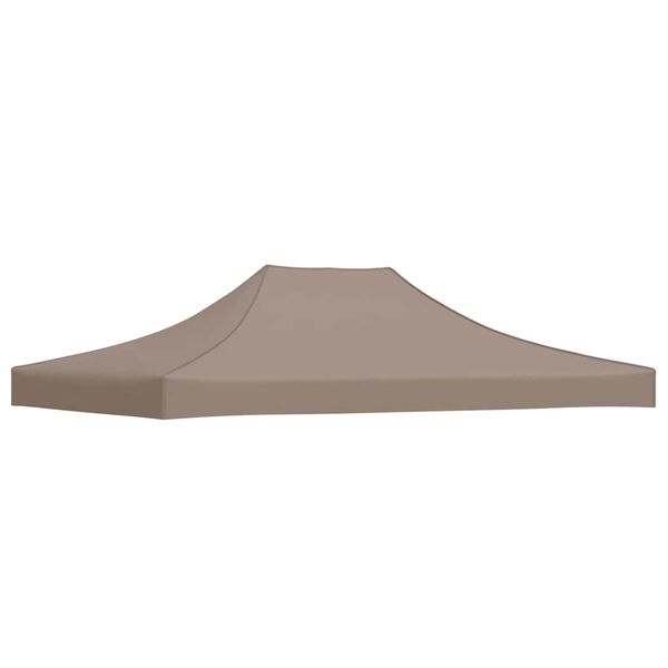 Bâche de toit pour tente pliante 4x3 m – Gris taupe – 270 g/m² – Housse ...