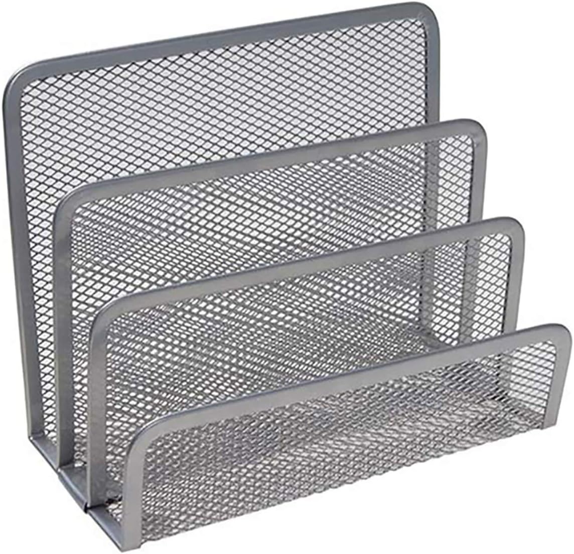 Papelera de correo con 3 compartimentos, de malla metálica, para ...