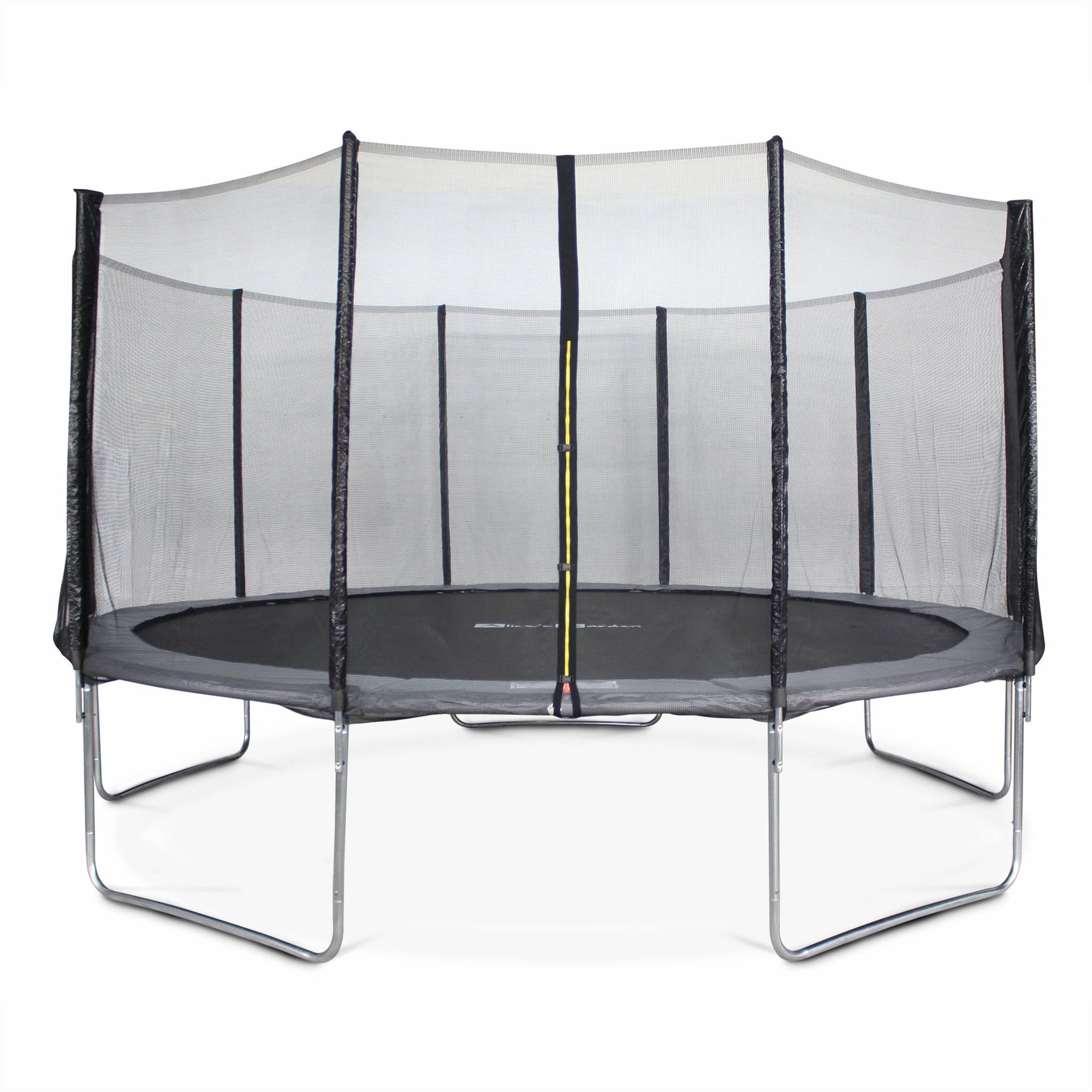Trampoline rond Ø 460cm gris avec son filet de protection - Neptune ...