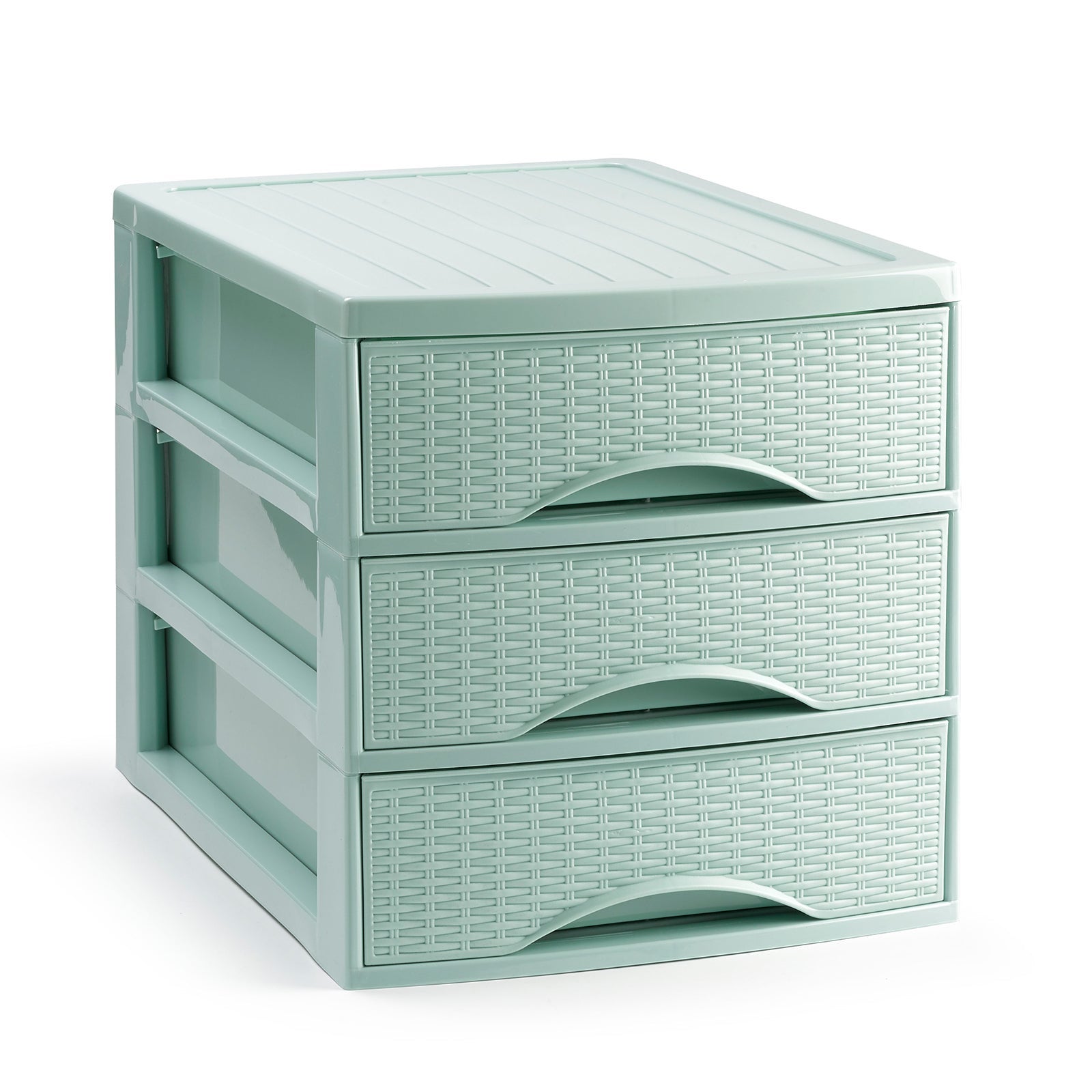 Plastic Forte Rattan - Cajonera de Sobremesa 3 Cajones en Plástico ...