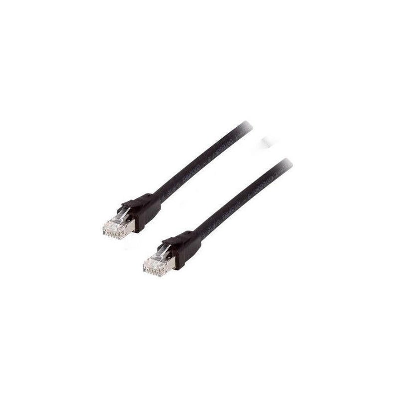 Equip cable de red cat8.1 s/ftp 2xrj45 1.00m negro (sstp)pi | Leroy Merlin