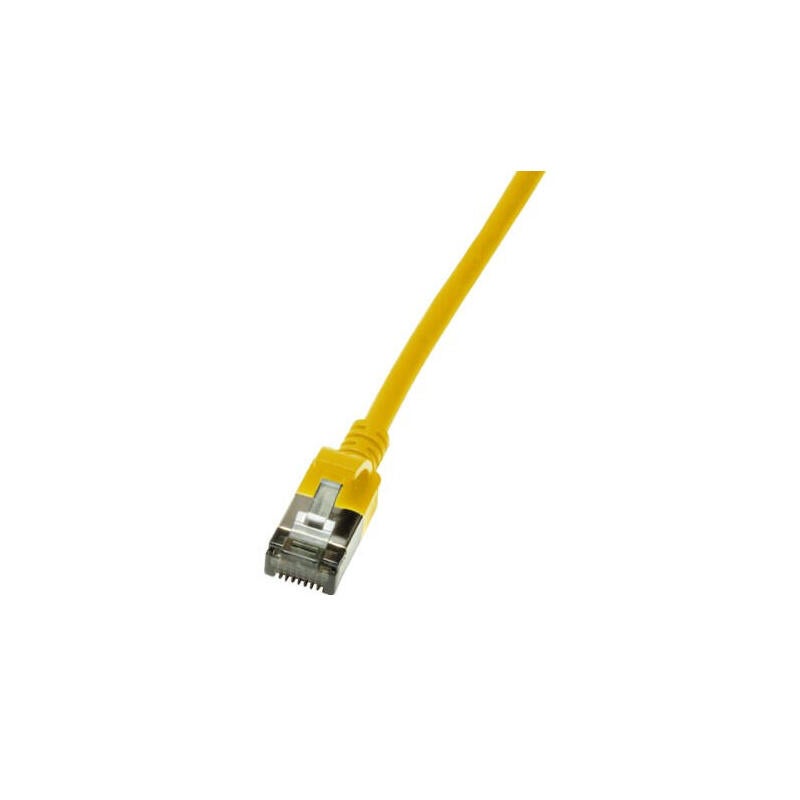 C ble r seau Logilink slim u/ftp jaune 0,3 m cat6a u/ftp (stp) | Leroy Merlin