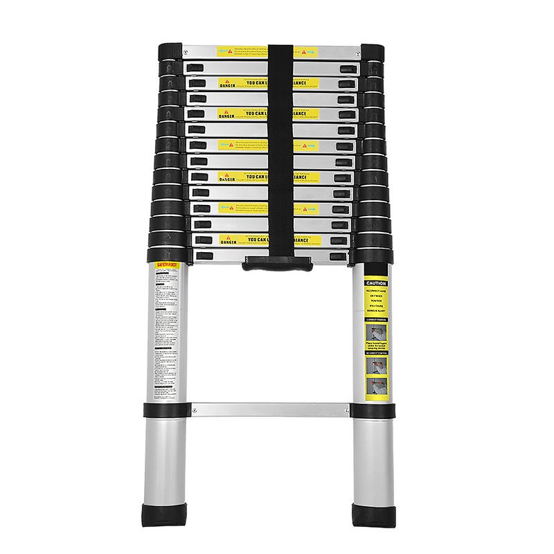 Escalera telescópica Escalera extensible hasta 150 kg Escalera estable ...