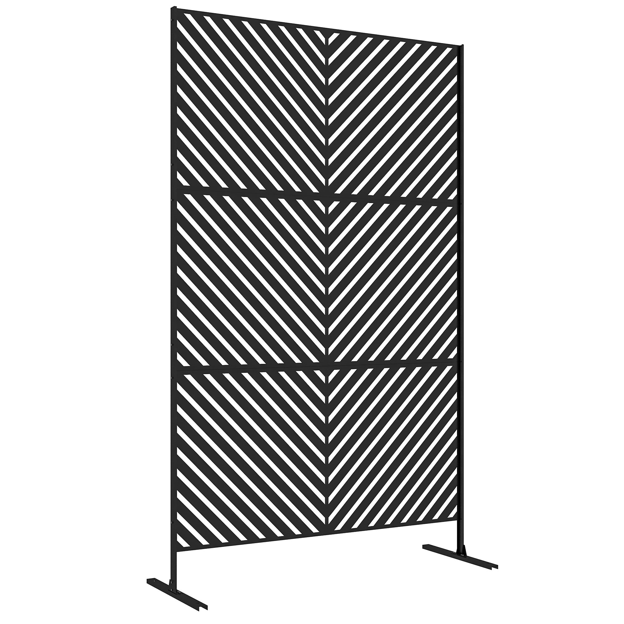 Jardín BRise-vue 122x198cm, separador de piezas y motivo triangular en ...