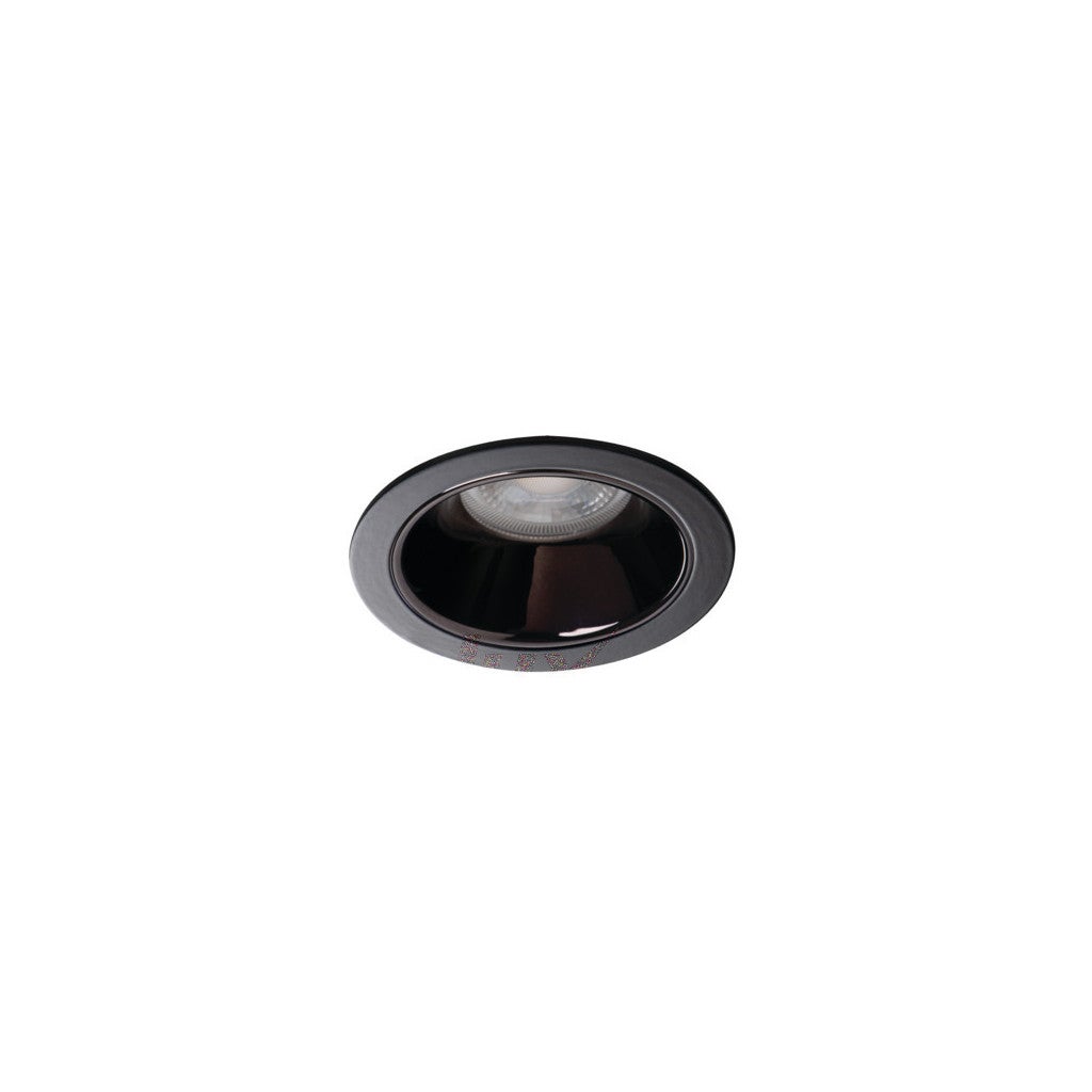 Supporto per Spot incorporato nero 10W MR16/PAR16 Ø89mm GU10 /Gx5.3 ...