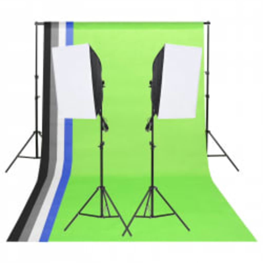 Kit per Studio Fotografico con Set Luci, Fondale e Riflettore CFW89937 ...