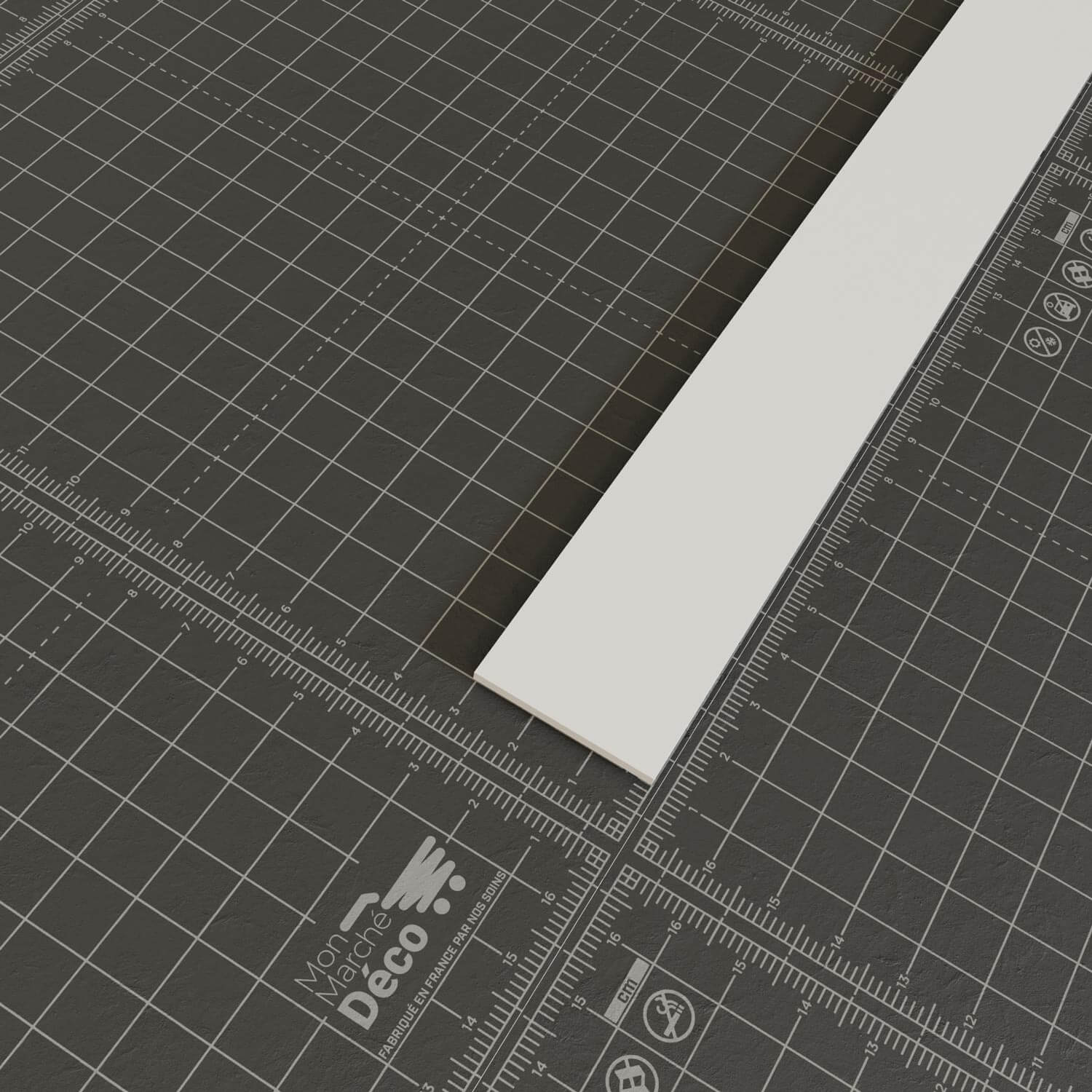 Profil Plat PVC 30 mm - Longueur 2.60 m - Lot de 5 | Leroy Merlin