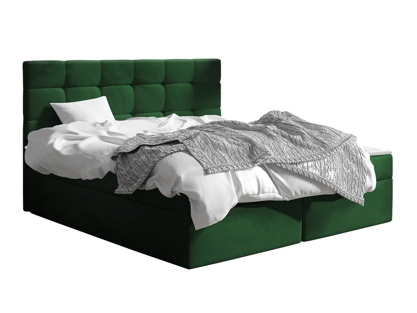 Letto continentale Comfivo 196, Doppio, Continentale, Verde, 140x200 ...