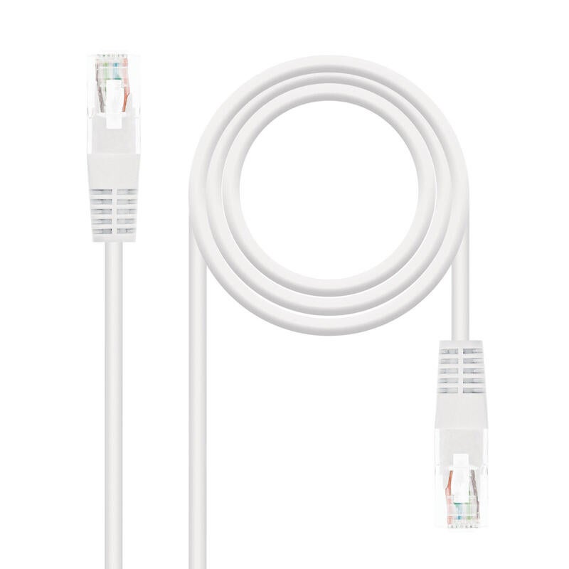 C ble r seau patch cord cat.6 utp awg24 blanc 25 cm | Leroy Merlin