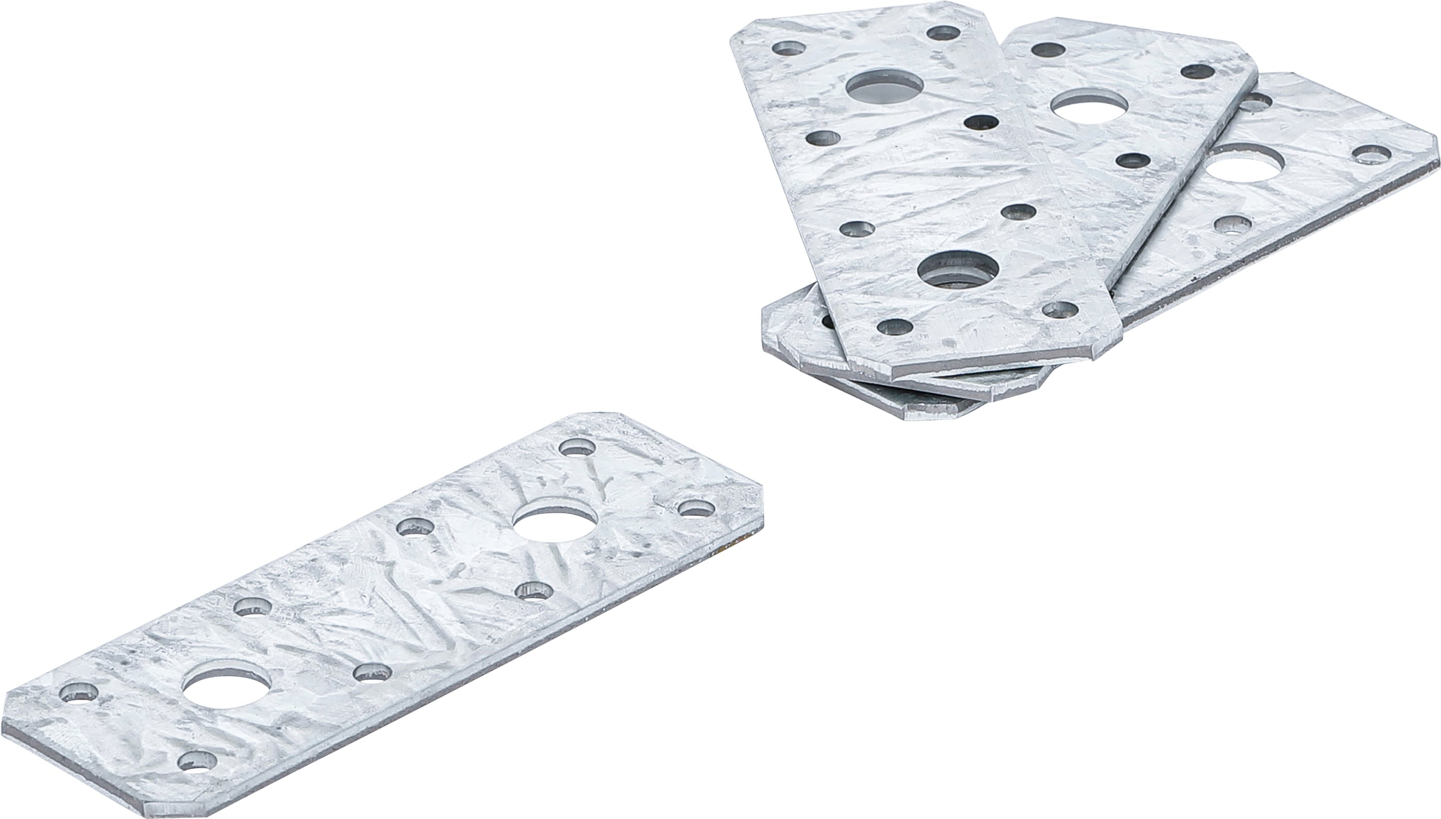Conector plano | 100 x 35 x 2 mm | 4 piezas | Leroy Merlin