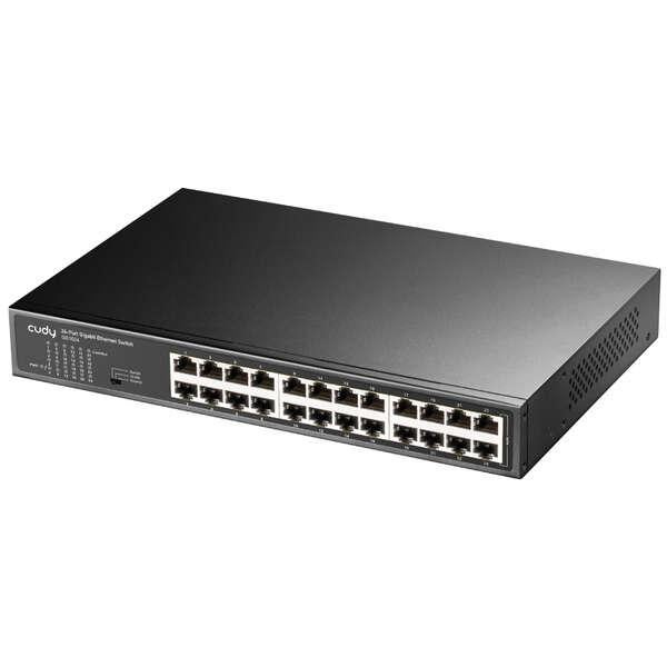 SWITCH 24PGIGABIT DESKTOP/RACK VLAN STEEL CASE EXTEN 250 METRI | Leroy ...