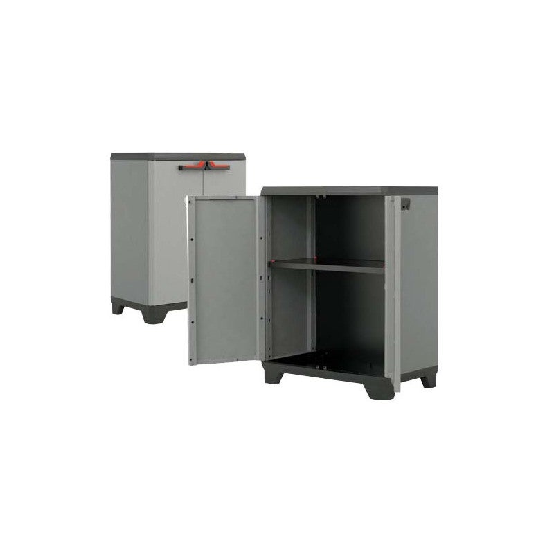 Mueble Bajo de Resina para Interior/Exterior 1 Balda Regulable Keter ...