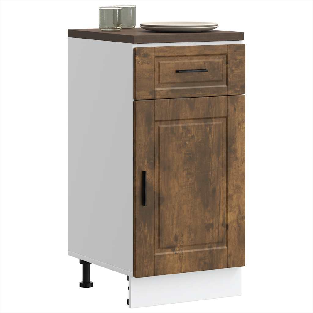Maison Exclusive - Mueble bajo de cocina porto roble ahumado madera ...