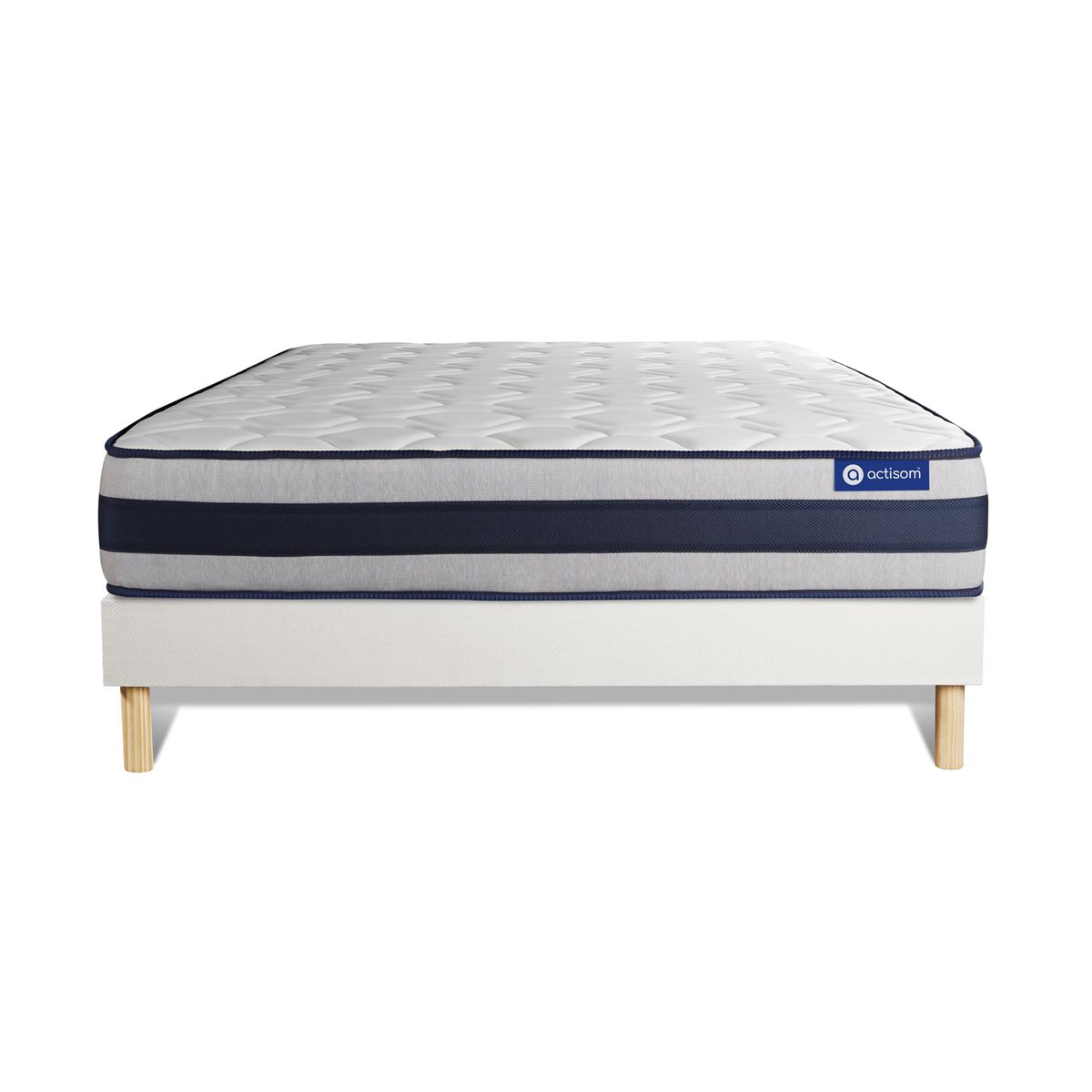 Ensemble matelas 120 x 200 cm Actilatex ergo - Latex et mémoire de forme - Ep : 24 cm - Ferme ...