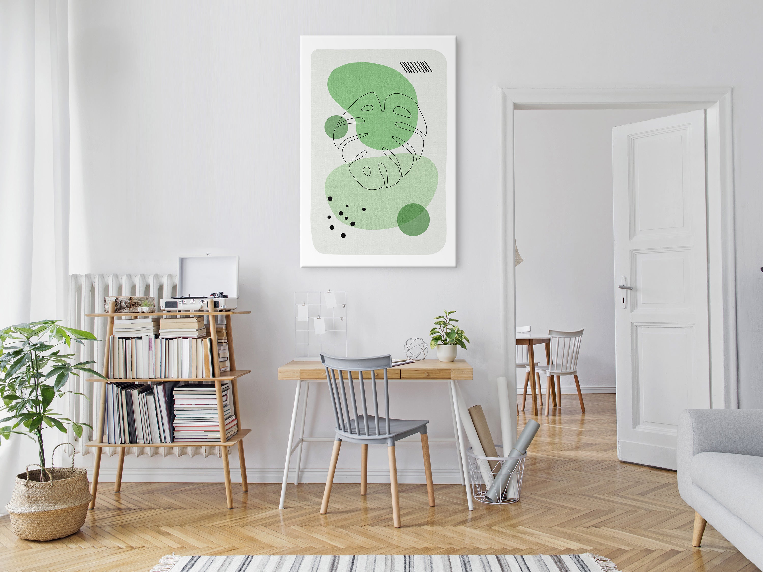 Tableau - Green Aesthetics of Monstera (1 Part) Vertical [20x30 ...