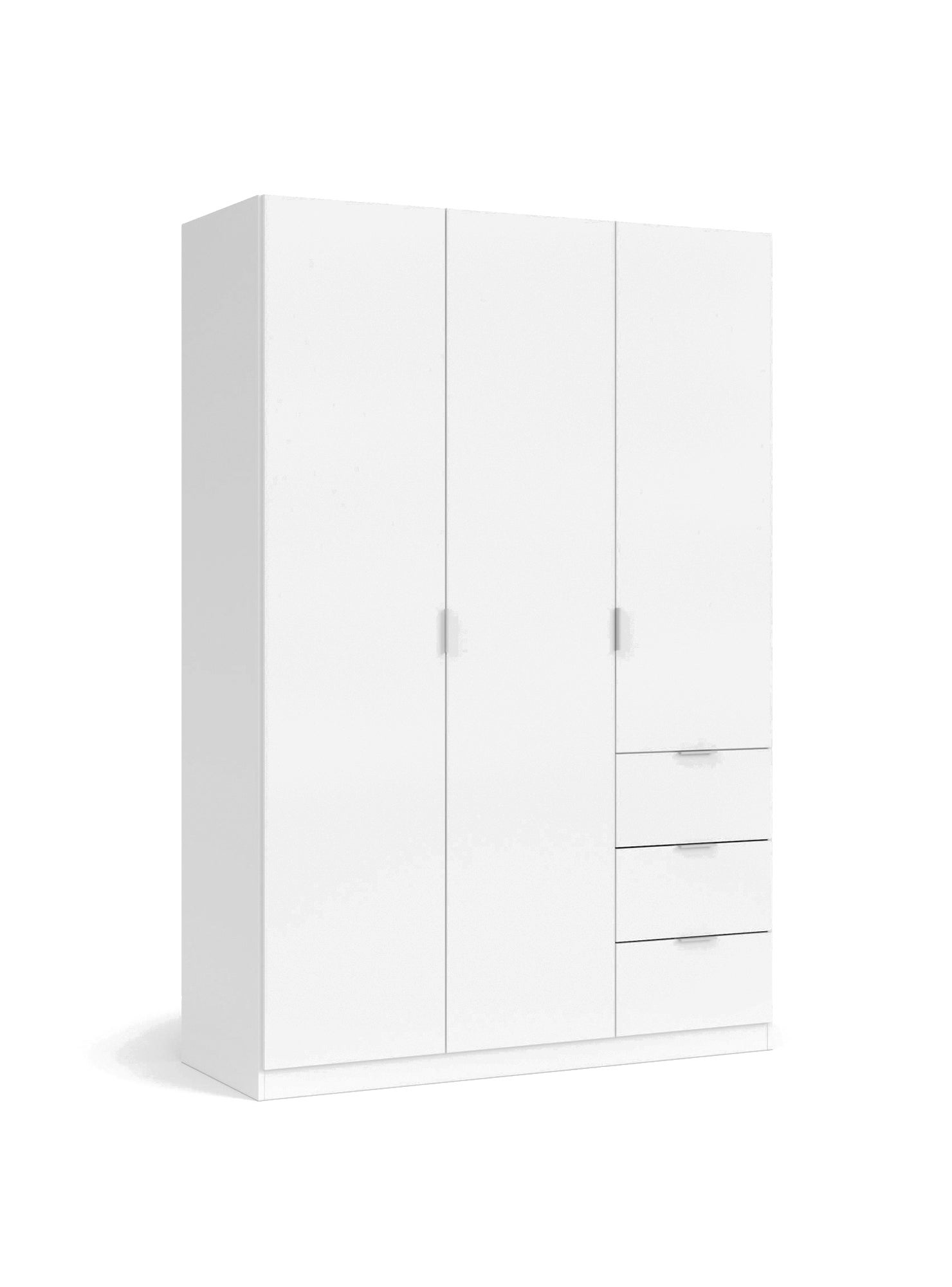 Garde-robe 3 portes Ade, armoire de chambre à 3 tiroirs, armoire avec 3 ...