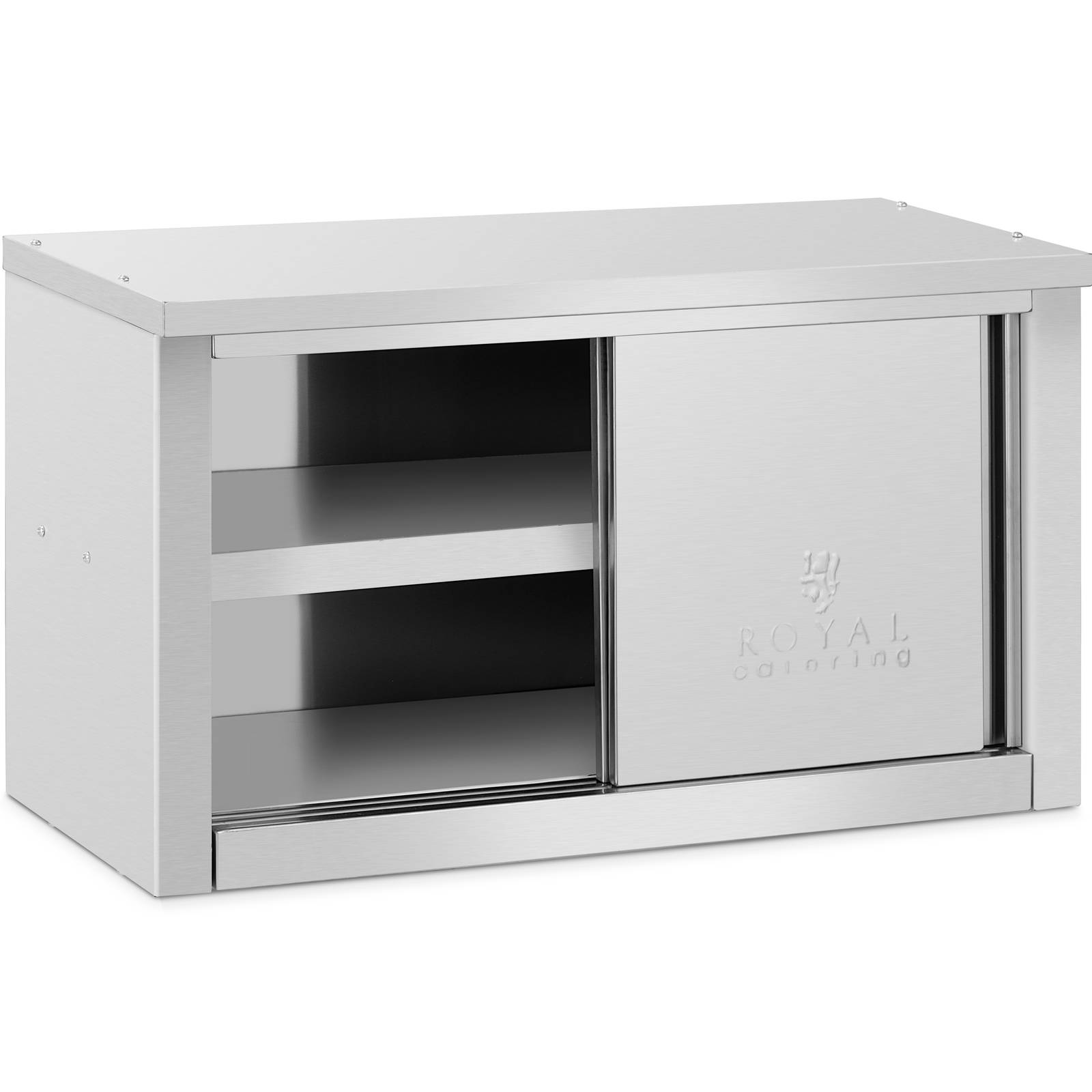 Pensile a muro con porte scorrevoli Pensile in acciaio inox 900 x 400 x ...